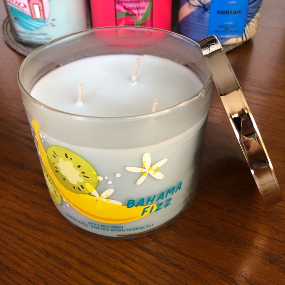 Bath & Body Works | Accents | Bath Body Works Bahama Fizz 3 Wick Candle ...
